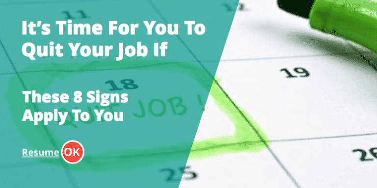 It's Time For You To Quit If These 8 Signs Apply To You